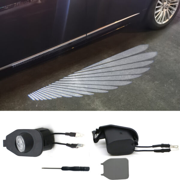 2pcs Set Side Mirror Projector Ghost Shadow Puddle Logo Light ...