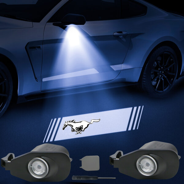 2pcs Set Side Mirror Projector Ghost Shadow Puddle Logo Light ...